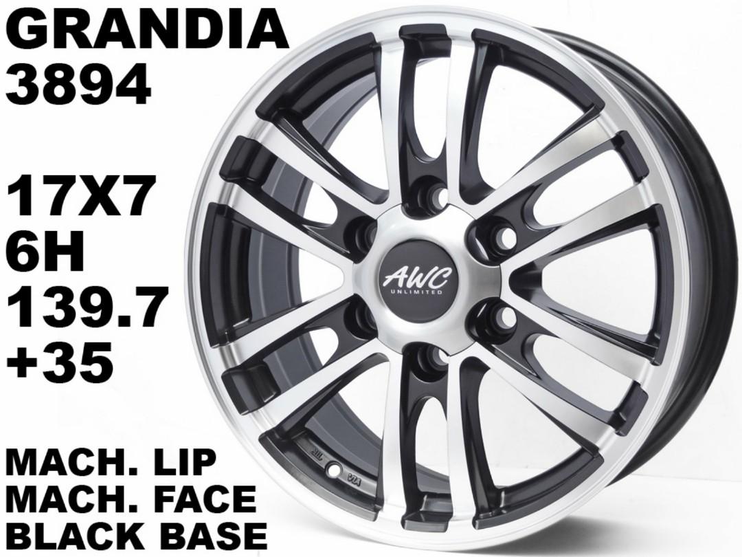 Toyota oem design original awc rims 17 inch fortuner HiAce HiLux revo ...