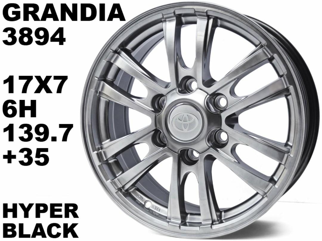 Toyota oem design original awc rims 17 inch fortuner HiAce HiLux revo ...