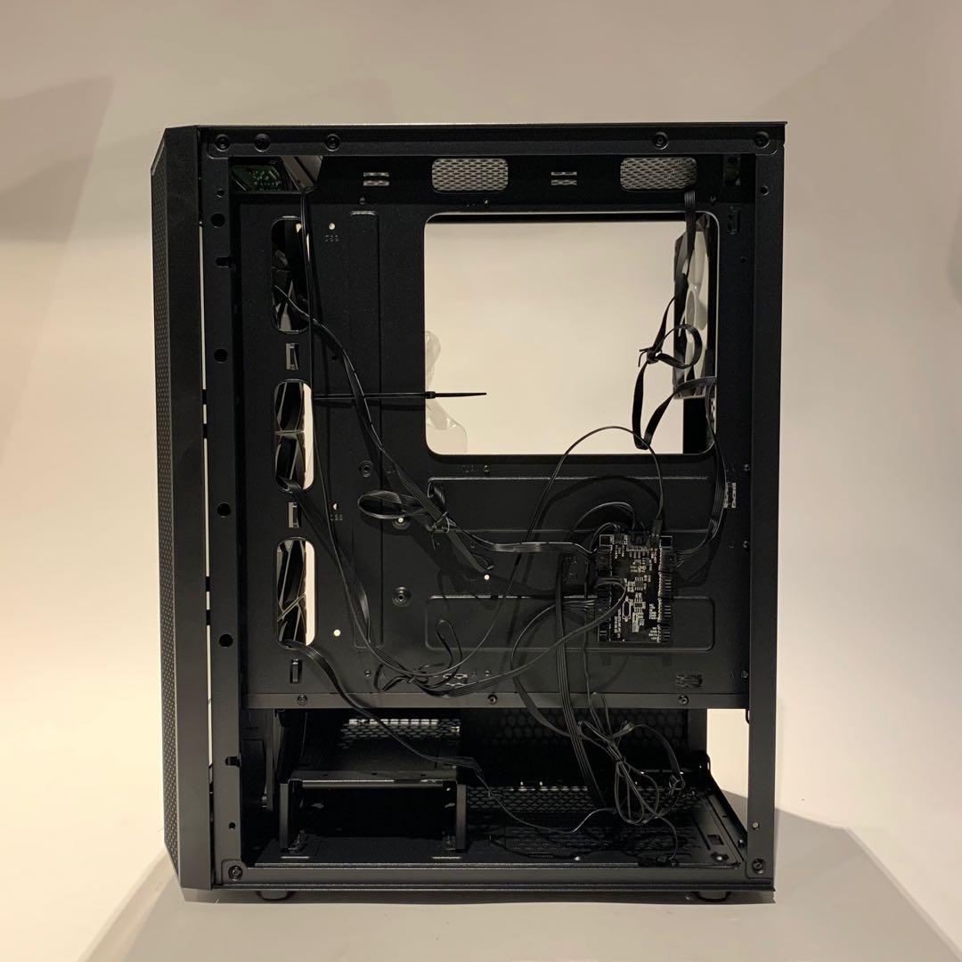 Tecware Vega L TG ATX Computer Case, w/ 4 x arc F1 RGB Fans, Front and ...