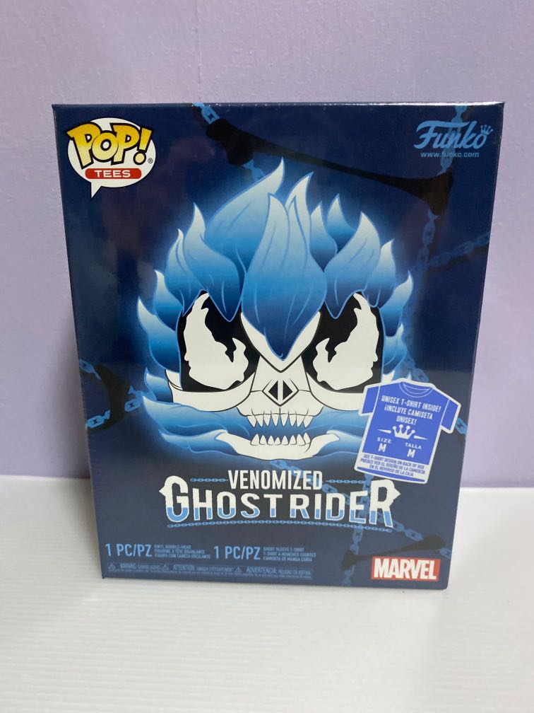 Venomized ghost rider Funko with tee set, Hobbies & Toys, Toys & Games ...
