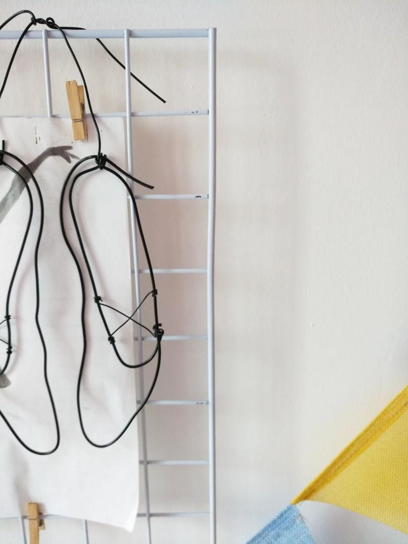 Wire mesh notice board (150cmx90cm), Furniture & Home Living, Home ...