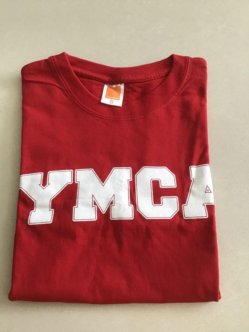 YMCA red tee, Men's Fashion, Tops & Sets, Tshirts & Polo Shirts on ...