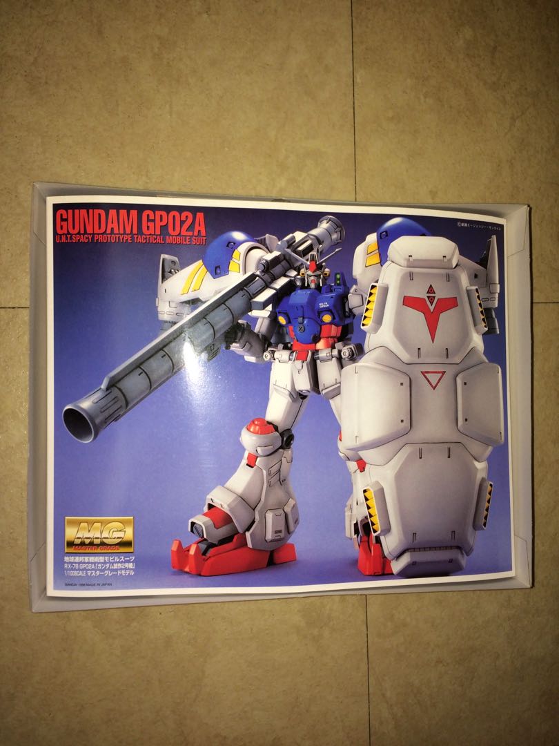 1/100 MG模型, 送GK改件頭部, Gundam RX-78 GP02A, 0083 Stardust Memory, 興趣及遊戲, 玩具 & 遊戲類 - Carousell
