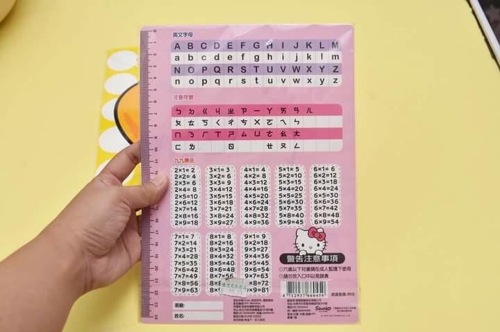 Alphabet/Ruler/Multiplication Table, Hobbies & Toys, Stationary & Craft ...
