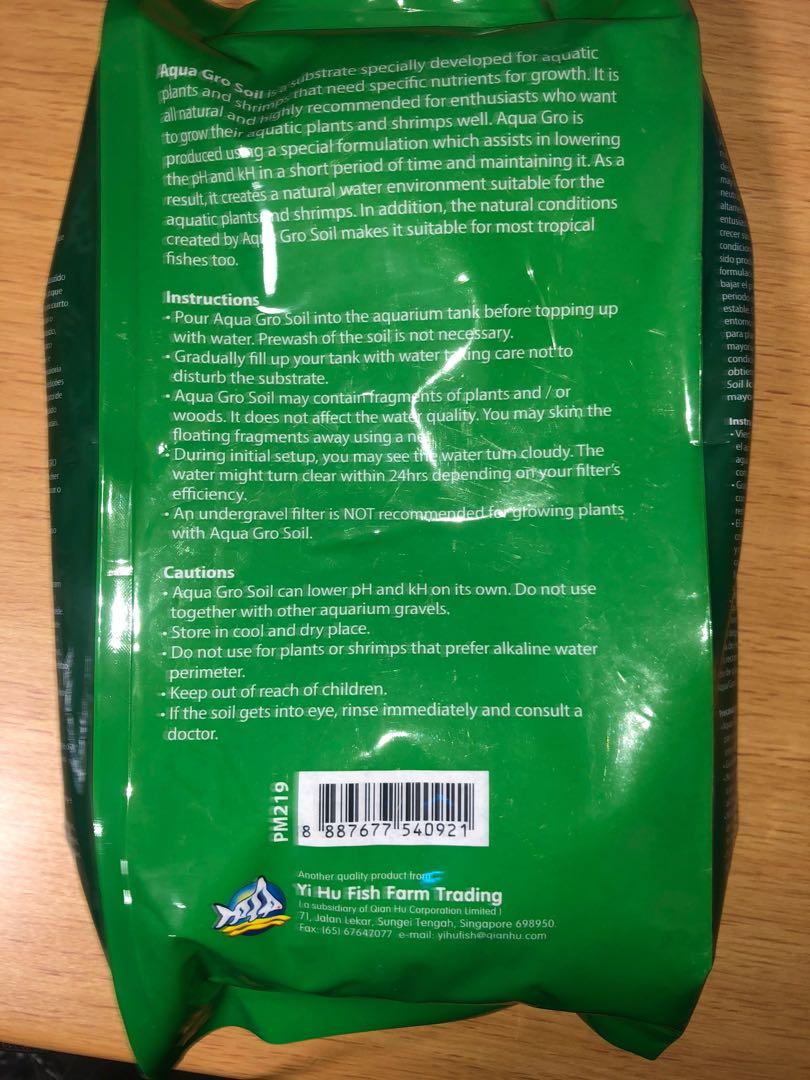 Aqua gro aquarium soil 3L, Furniture & Home Living, Gardening, Garden ...