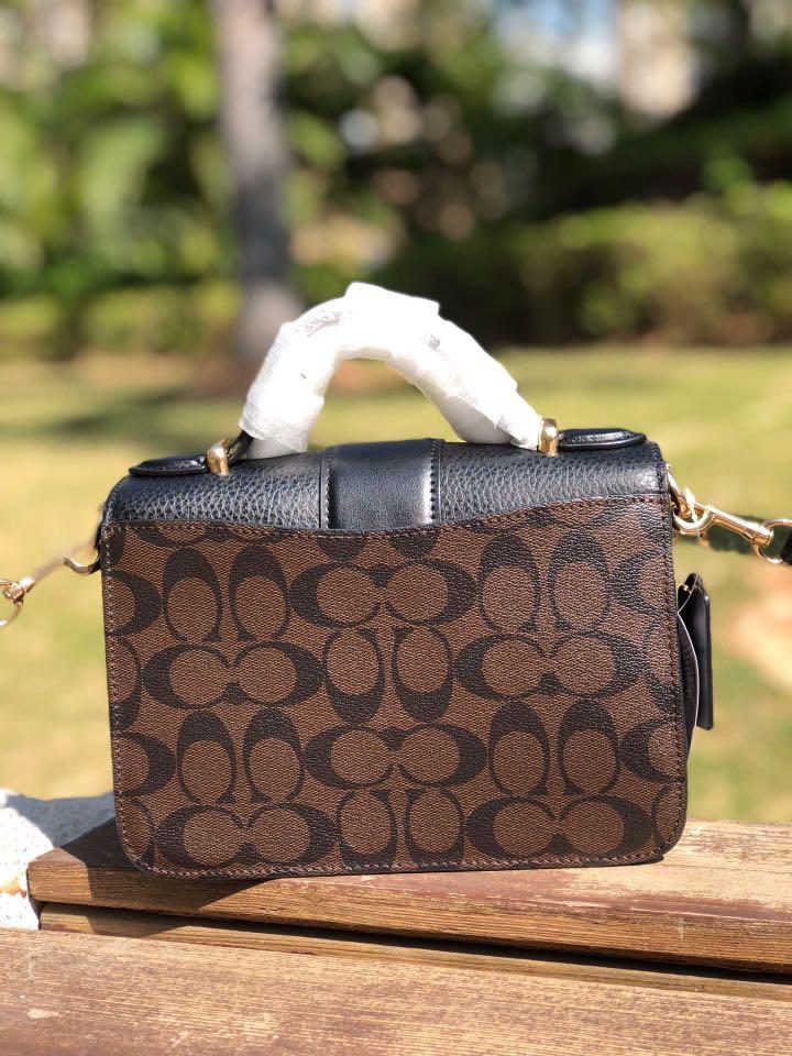 Authentic coach 6504 6192 Small Georgie Top Handle, Luxury, Bags ...