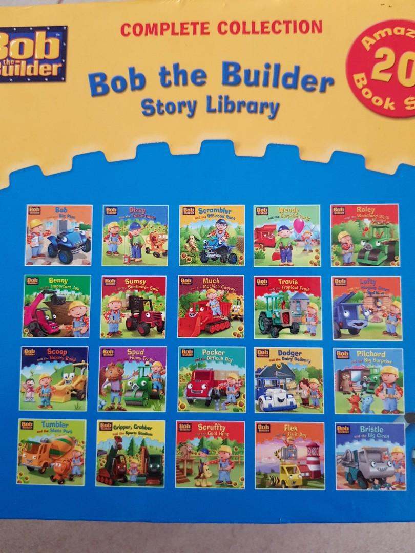 Bob the Builder Story Library Book set, Hobbies & Toys, Books ...