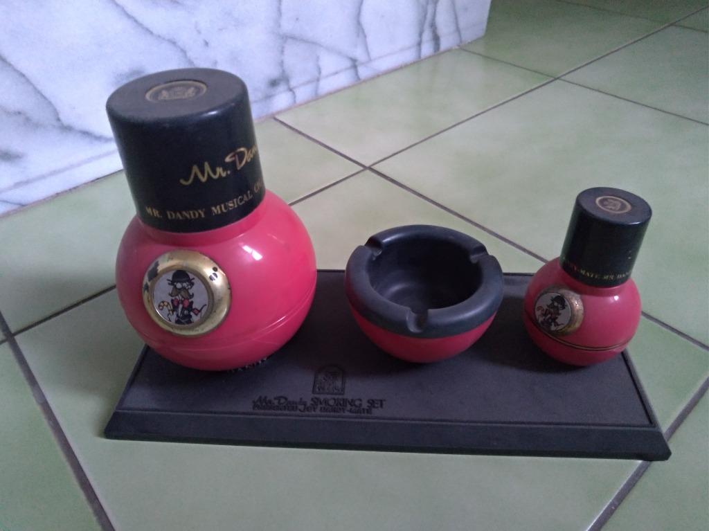 Dandy-mate smoking set 煙灰缸 古董 絕版 收藏 音樂鈴, 書籍、休閒與玩具, 收藏、紀念品, 其他古董在旋轉拍賣