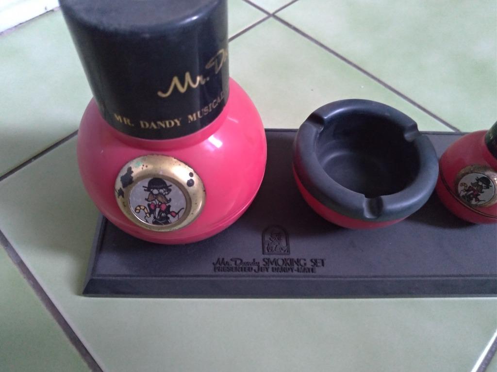 Dandy-mate smoking set 煙灰缸 古董 絕版 收藏 音樂鈴, 書籍、休閒與玩具, 收藏、紀念品, 其他古董在旋轉拍賣