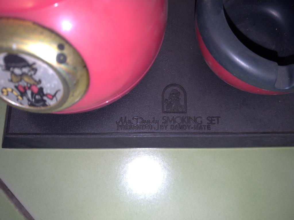 Dandy-mate smoking set 煙灰缸 古董 絕版 收藏 音樂鈴, 書籍、休閒與玩具, 收藏、紀念品, 其他古董在旋轉拍賣