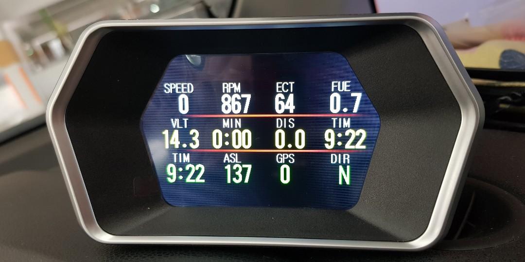 Dashboard obd display, Car Accessories, Electronics & Lights on Carousell