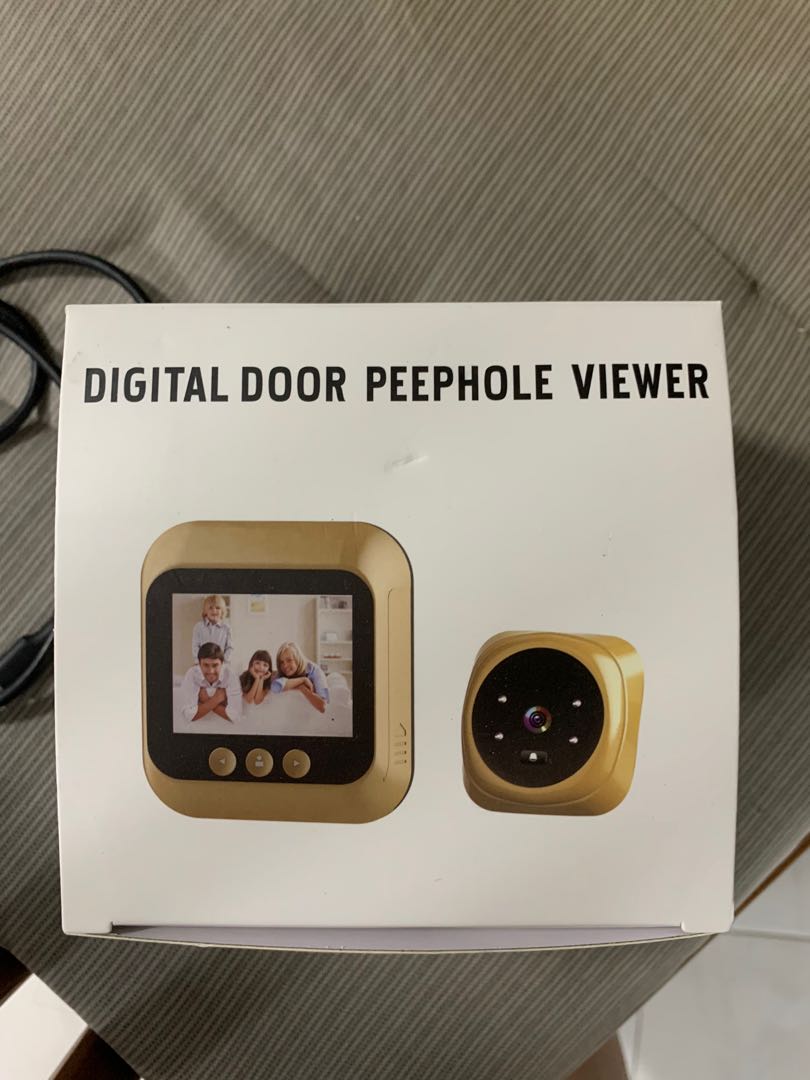Digital Door Peephole Viewer, Furniture & Home Living, Security & Locks ...