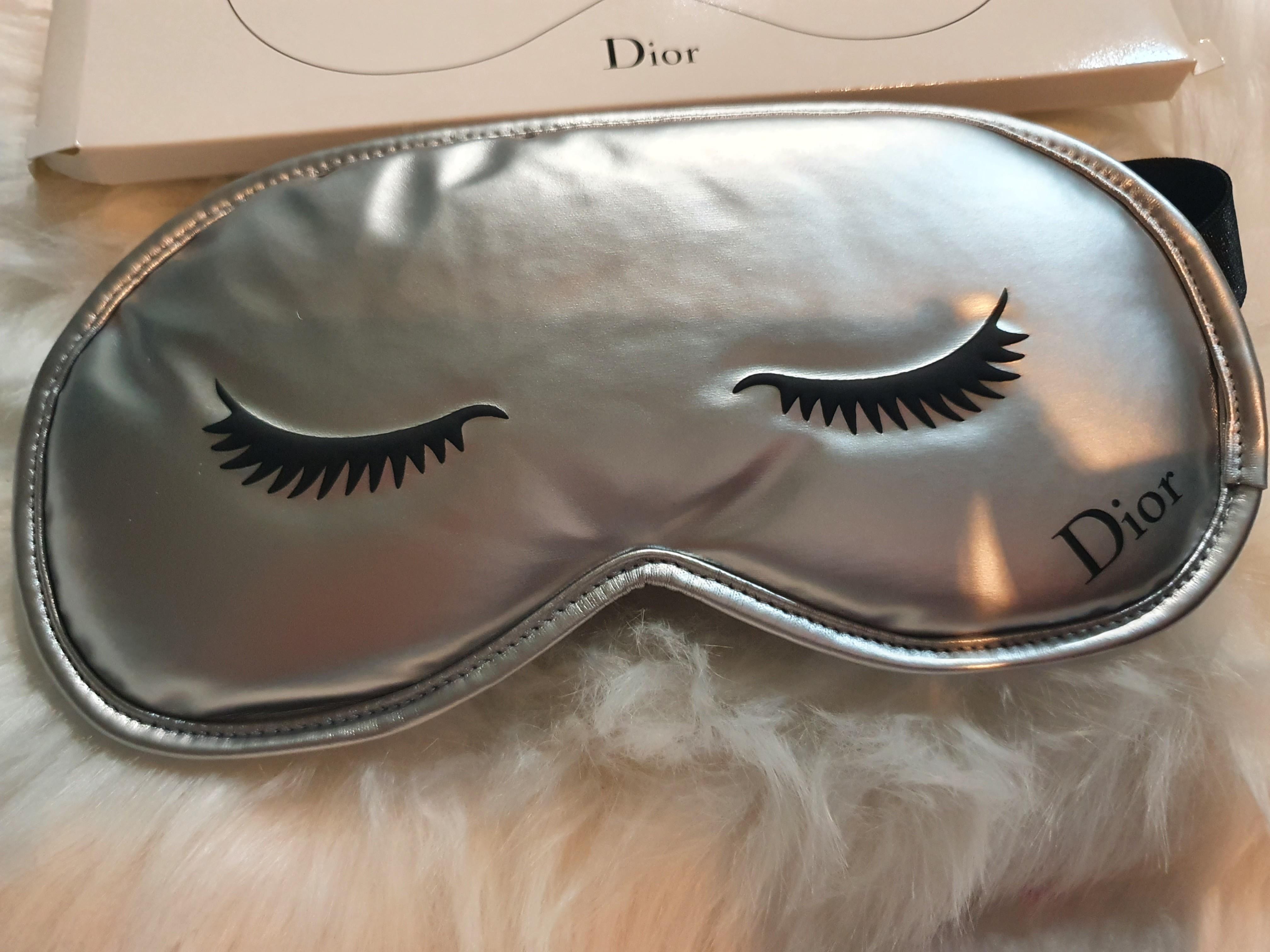 DIOR EYE SLEEPING MASK, Women's Fashion, Watches & Accessories, Hats ...