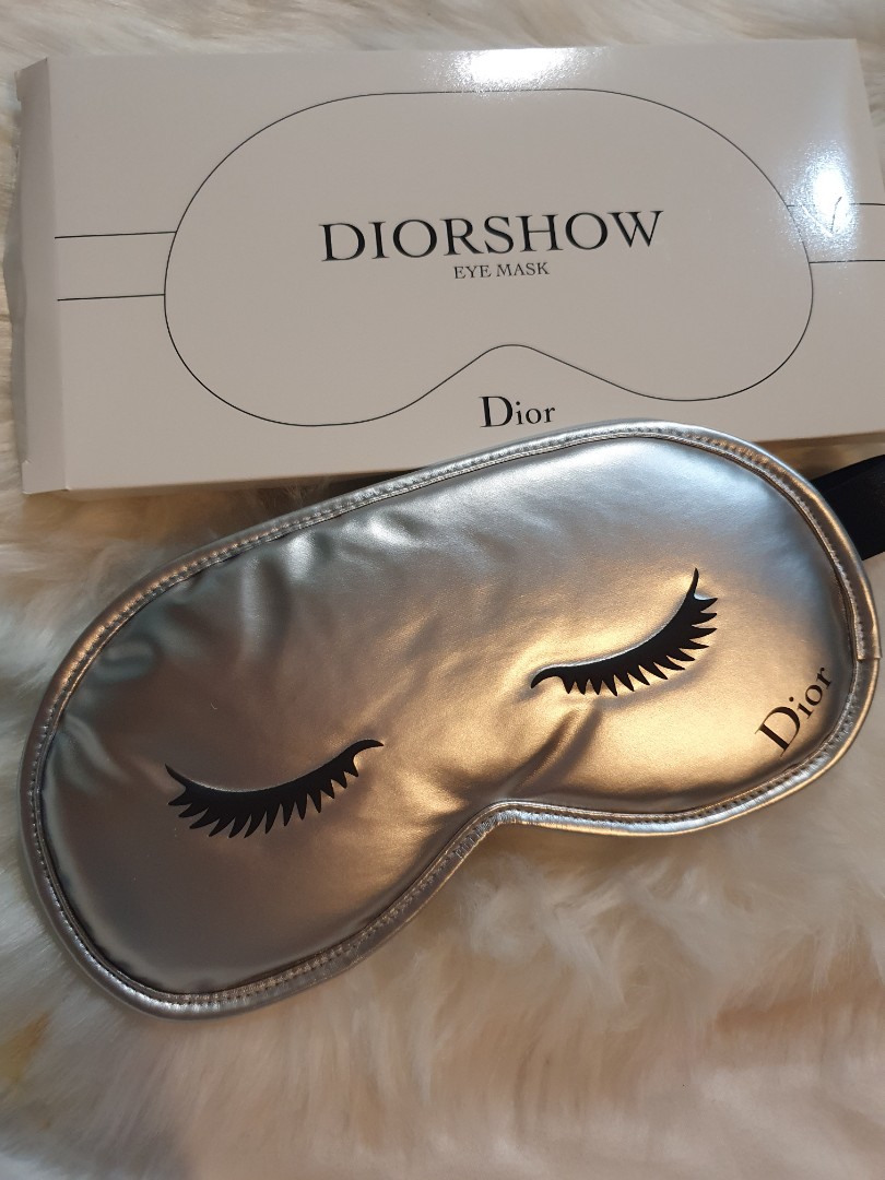 DIOR EYE SLEEPING MASK, Women's Fashion, Watches & Accessories, Hats ...