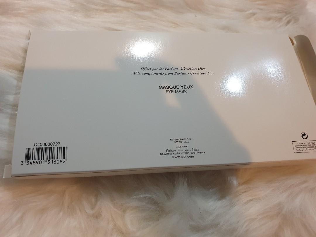 DIOR EYE SLEEPING MASK, Women's Fashion, Watches & Accessories, Hats ...