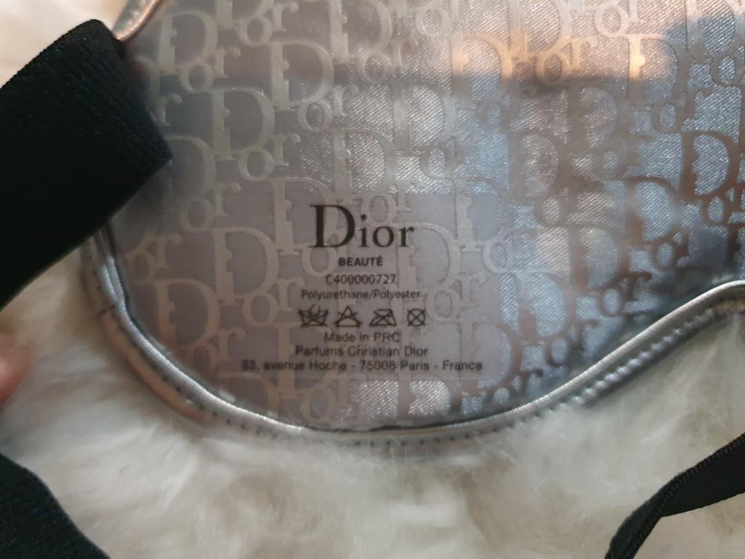 DIOR EYE SLEEPING MASK, Women's Fashion, Watches & Accessories, Hats ...