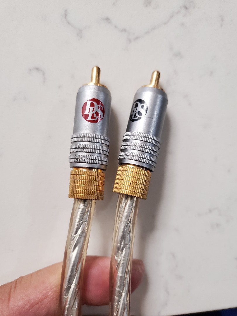 DLS HQL 5m RCA cable with 2x Fuse box , EFX 3.5m power cable, some ...
