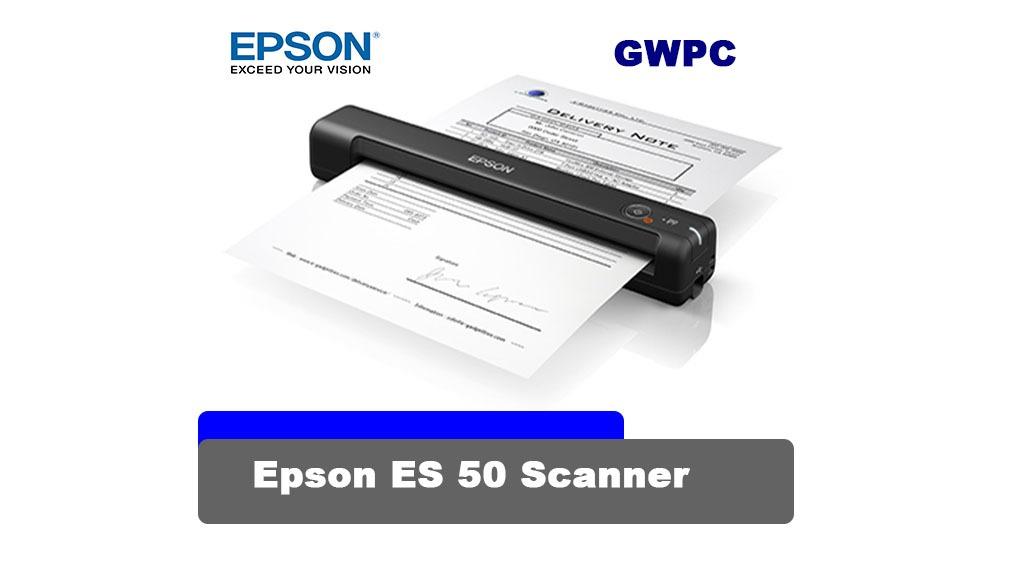 Epson WorkForce ES-50 Portable Sheetfed Document Scanner, Computers ...