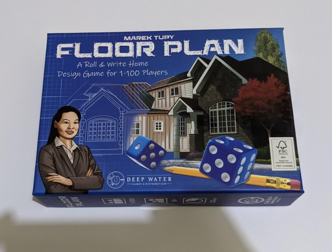 Floor Plan Board Game- Kickstarter version, Toys & Games, Board Games ...
