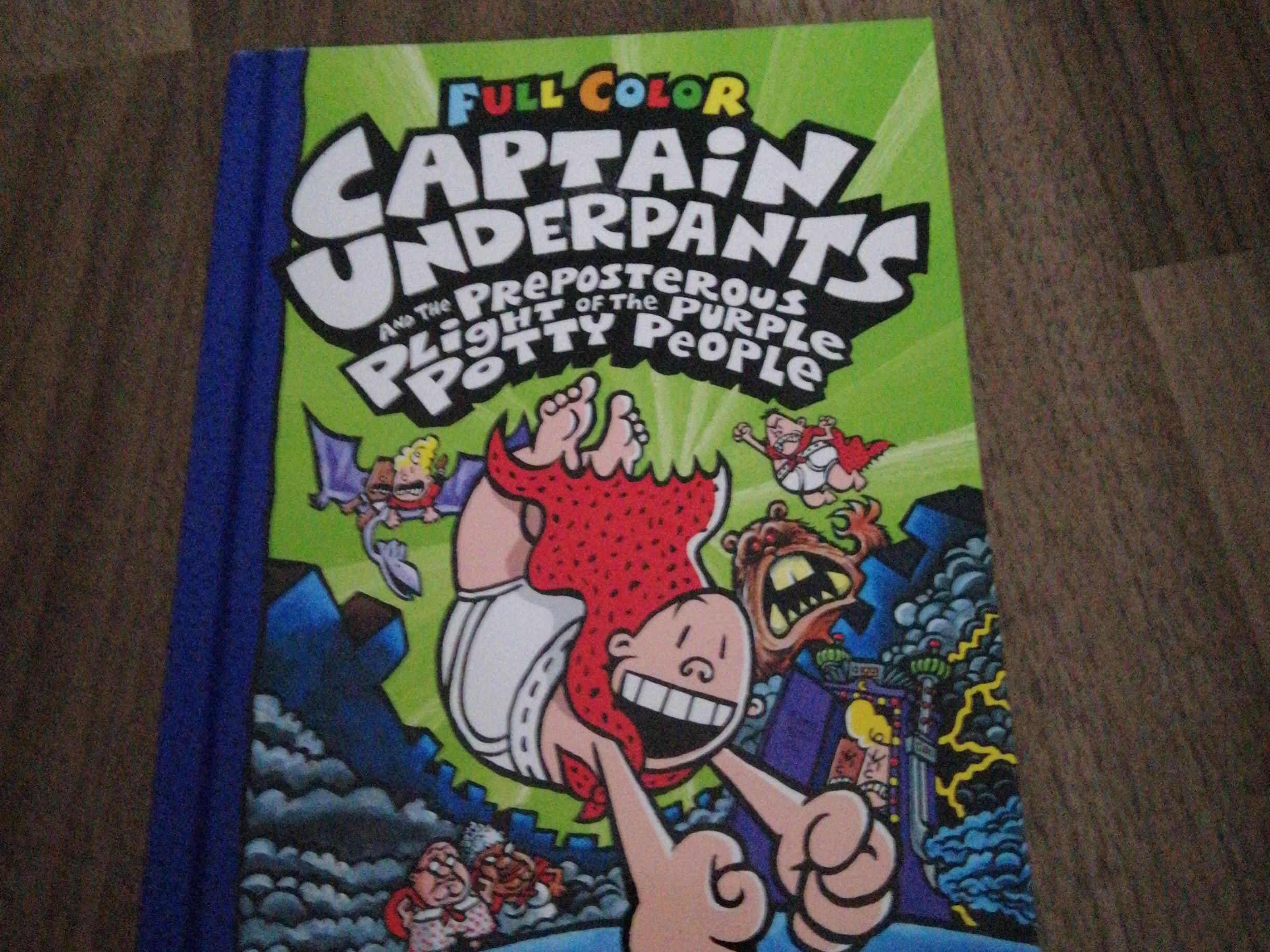 Full colour Captain Underpants book, Hobbies & Toys, Books & Magazines ...