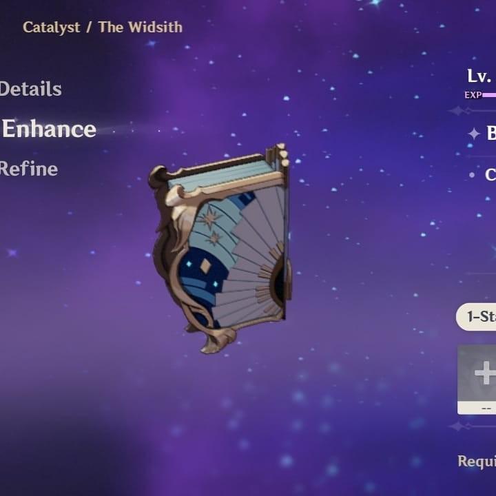 Genshin Impact The Widsith Catalyst, Hobbies & Toys, Memorabilia ...