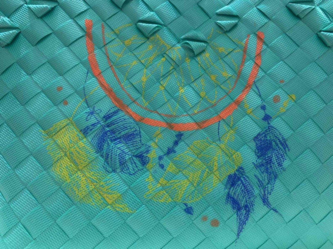 Hand painted bayong bag, Women's Fashion, Bags & Wallets, Cross-body ...