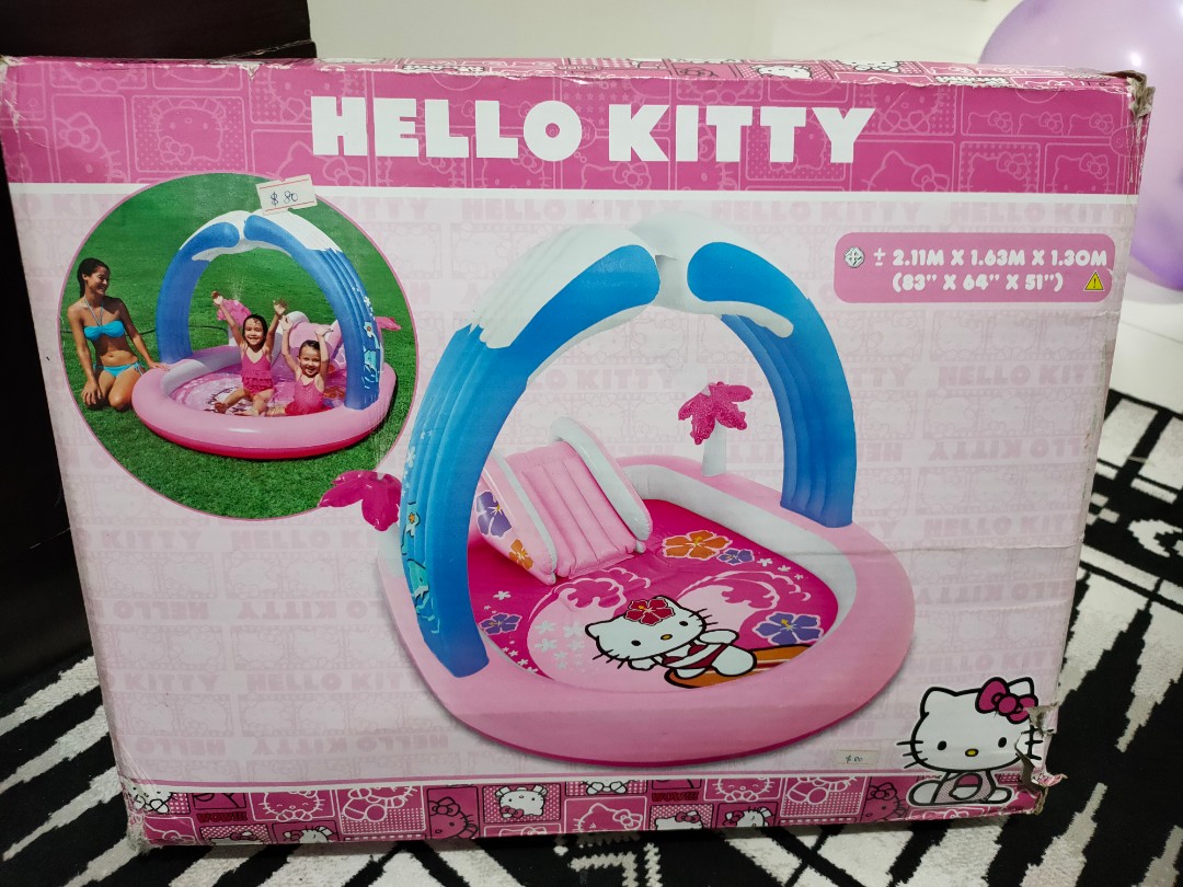 Hello Kitty Baby Pool, Babies & Kids, Babies & Kids Fashion on Carousell