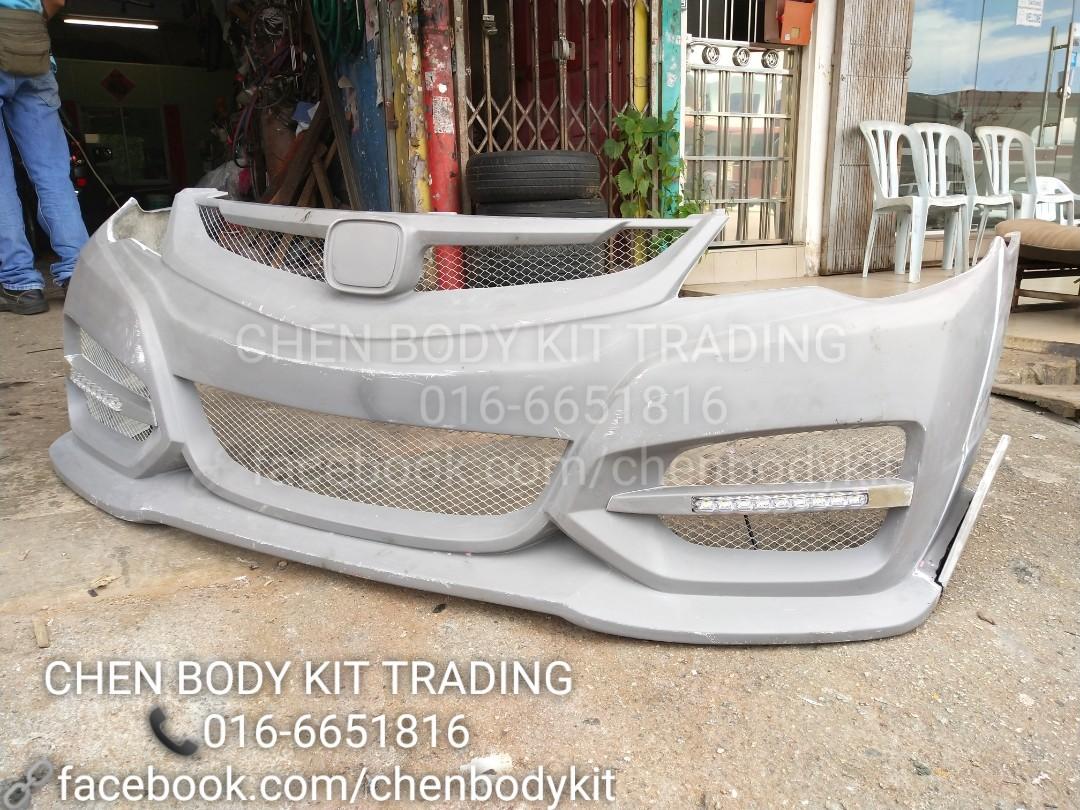 Honda Civic Fd type R 15 led front bumper Bodykit, Auto Accessories on ...