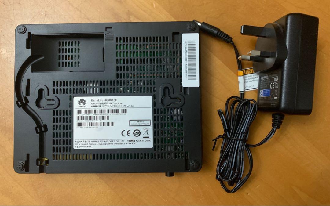 ***Huawei 華為 Echilife HG8040H WiFi Modem router HKT PCCW 電訊盈科*** 適合還機 ...