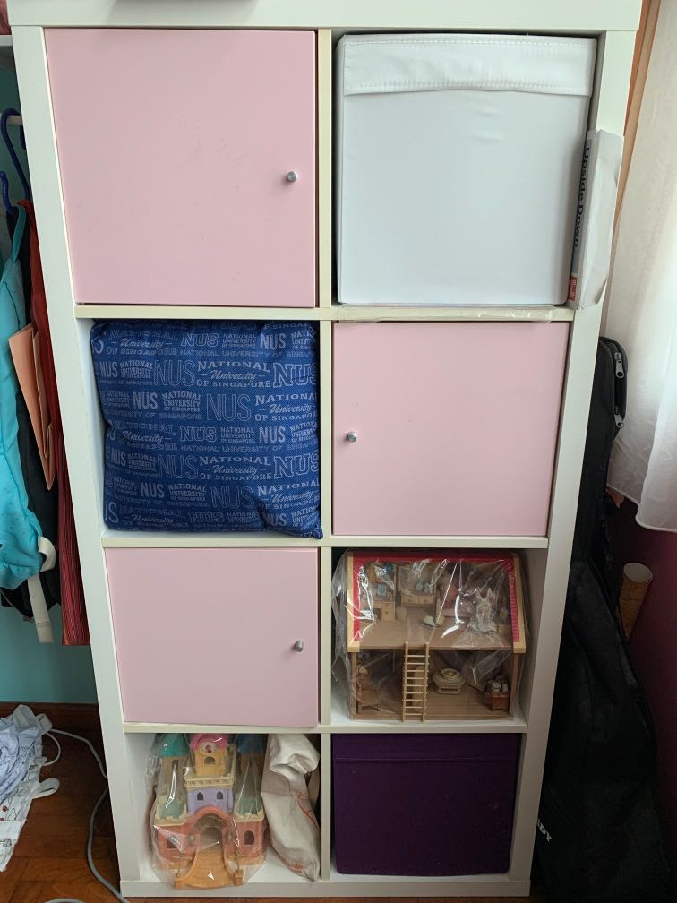 IKEA KALLAX 4x2 PINK, Furniture & Home Living, Furniture, Shelves ...