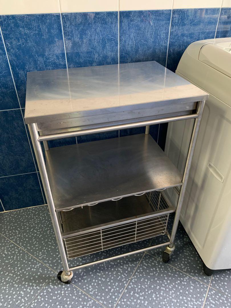 IKEA kitchen rack shelves, Furniture & Home Living, Furniture, Shelves ...