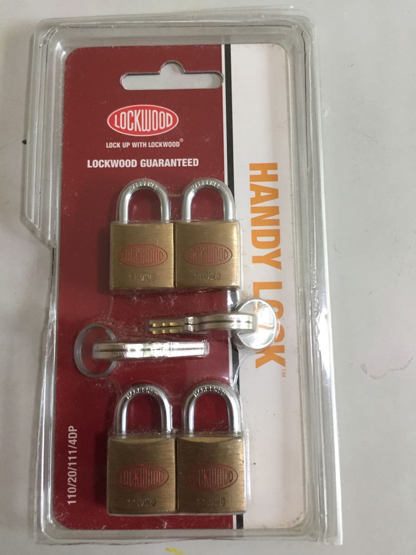 Lockwood Hand Lock 4 pieces, Everything Else on Carousell