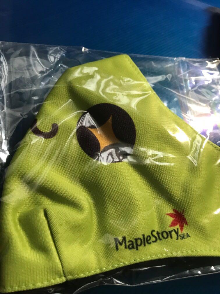 Maplestory limited edition face mask, Everything Else on Carousell