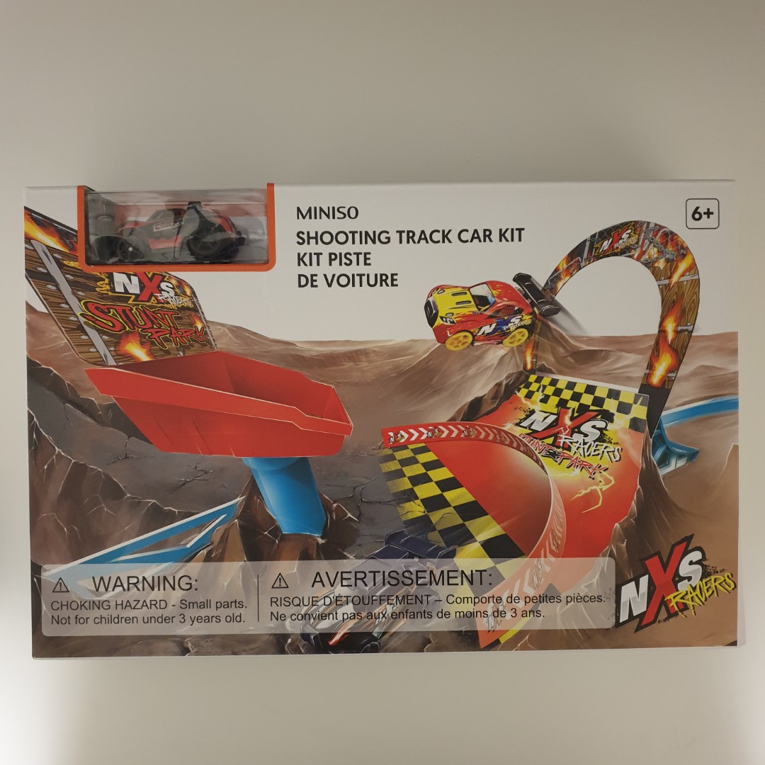 Miniso Shooting Track Car Kit, Hobbies & Toys, Toys & Games on Carousell