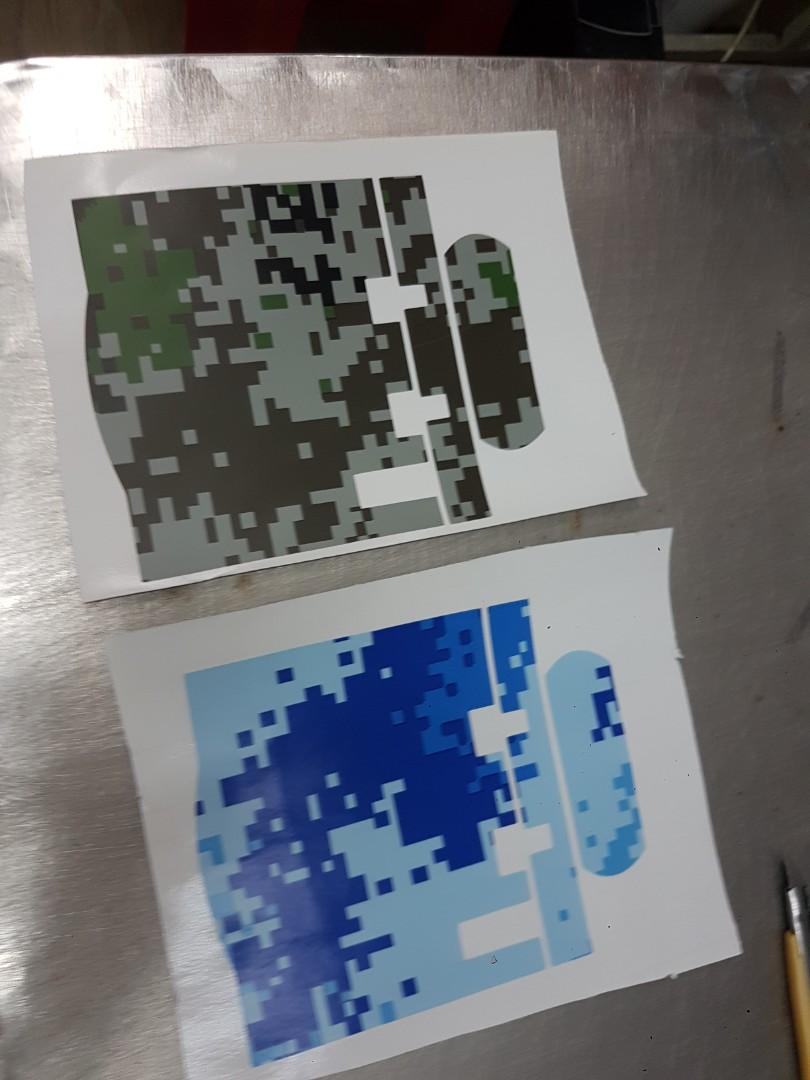 Motorbike Erp iu Unit Slim carbon fiber iu Stickers. black, yellow, red ...