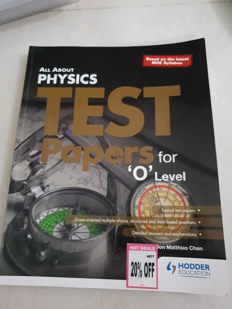 O Level Pure physics test papers, Hobbies & Toys, Books & Magazines ...