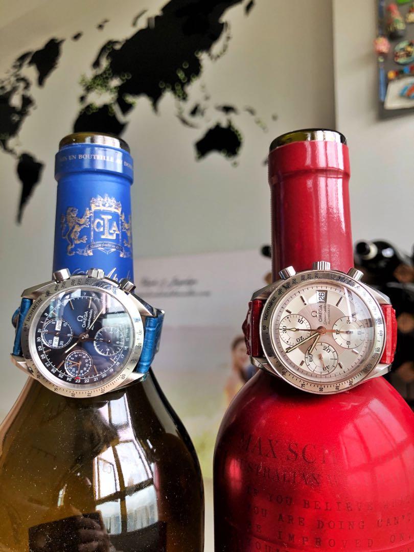 Omega Speedmaster Couple Watch Set, Triple Calendar + Date (Box and ...