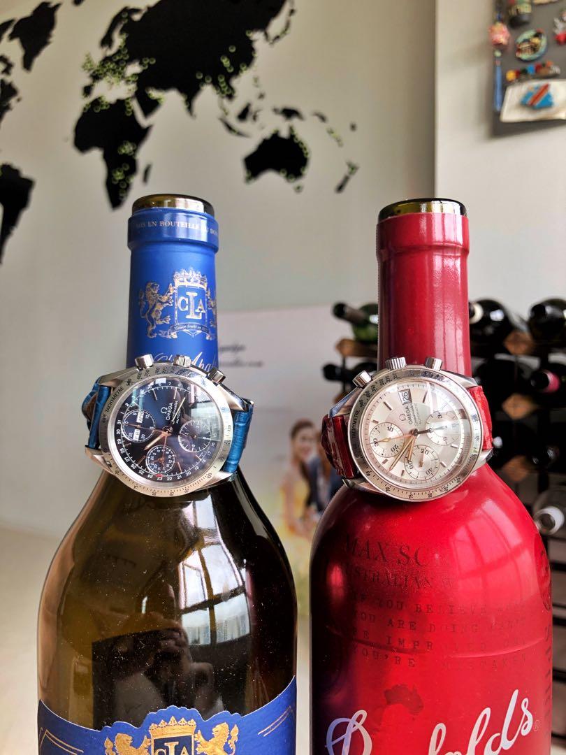 Omega Speedmaster Couple Watch Set, Triple Calendar + Date (Box and ...