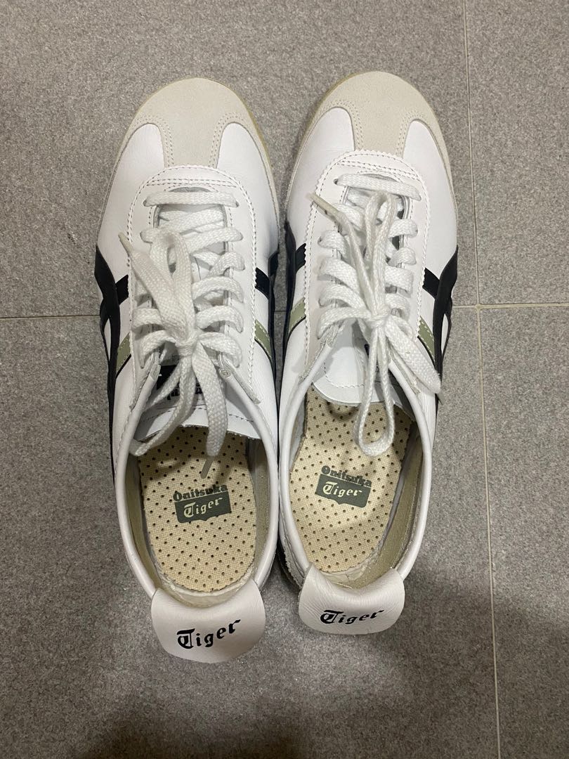 Onitsuka Tiger Mexico 66 (White/Black), Women's Fashion, Footwear ...