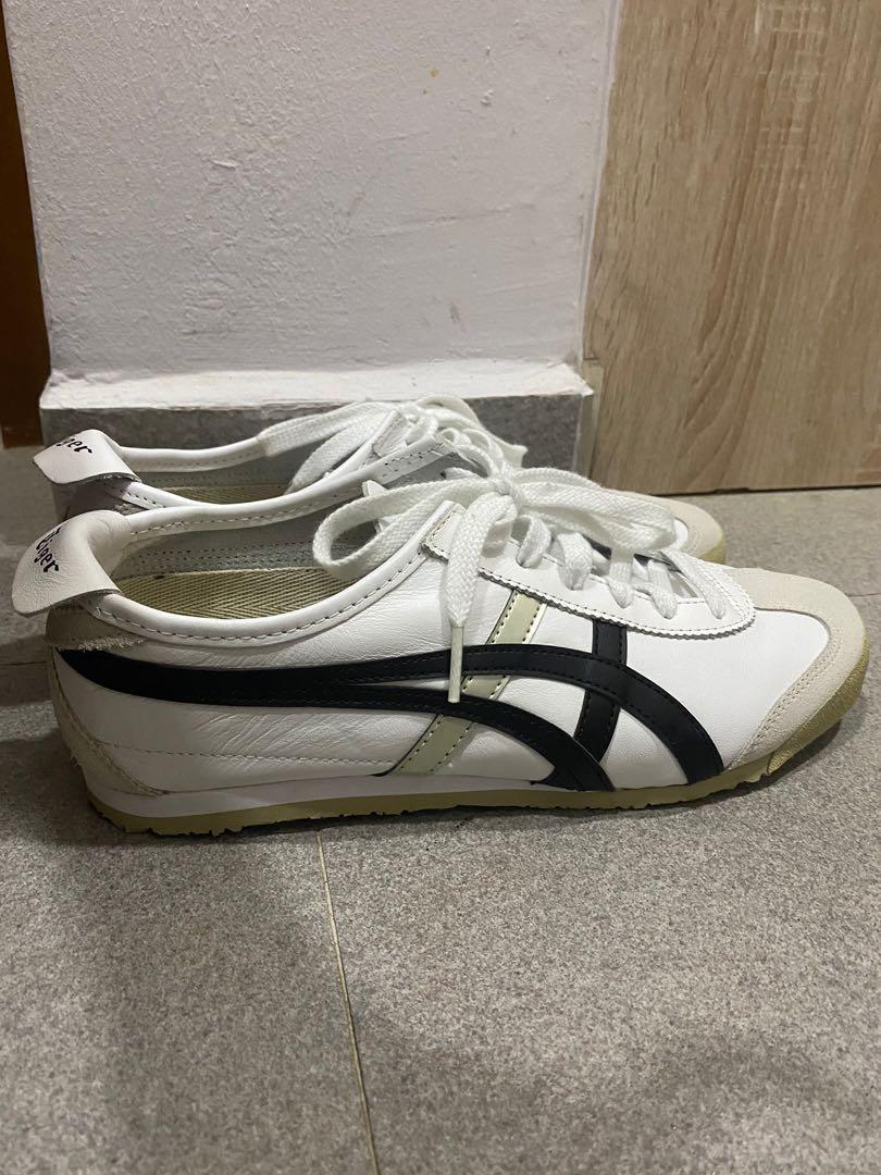 Onitsuka Tiger Mexico 66 (White/Black), Women's Fashion, Footwear ...