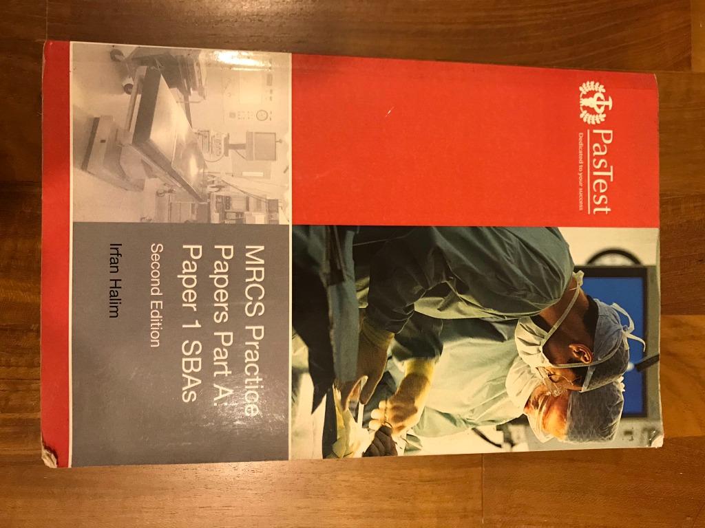 Pastest MRCS Practice Papers Part A: Paper 1 SBAs 2nd Ed, Hobbies ...