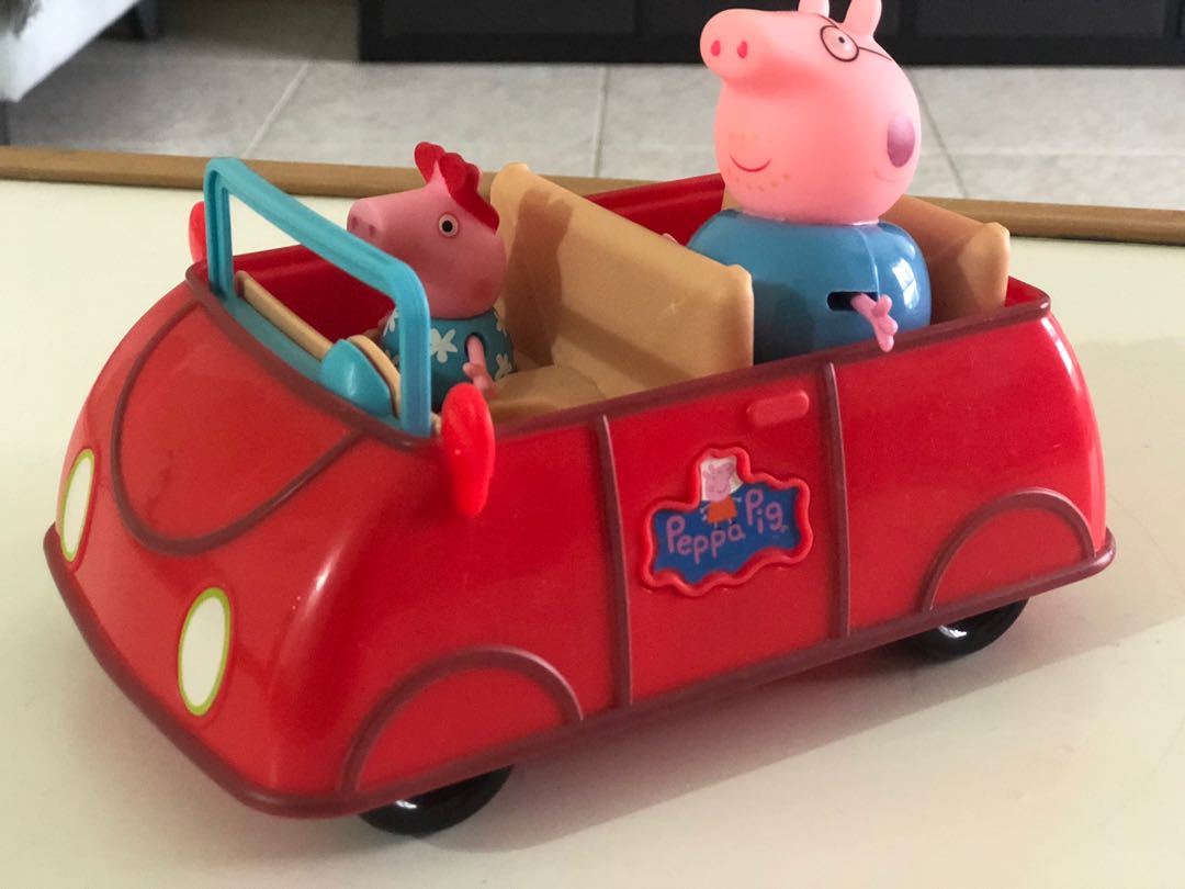 Peppa Pig Car with sounds, Babies & Kids, Infant Playtime on Carousell