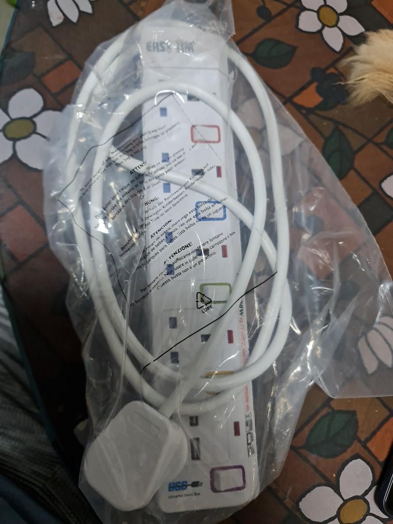 Power point plug extension, TV & Home Appliances, Electrical, Adaptors ...