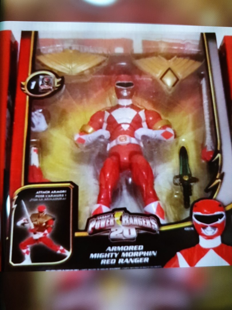 Power rangers dragon shield red ranger, Hobbies & Toys, Toys & Games on ...