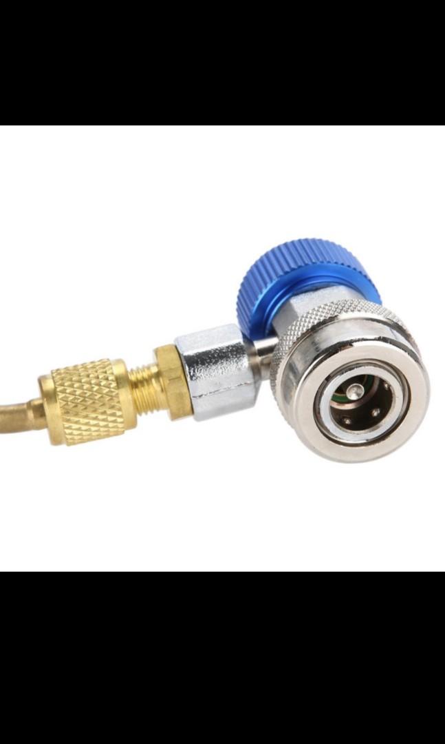 R134a Refrigerant / compressor oil Recharge Hose kit., Auto Accessories ...