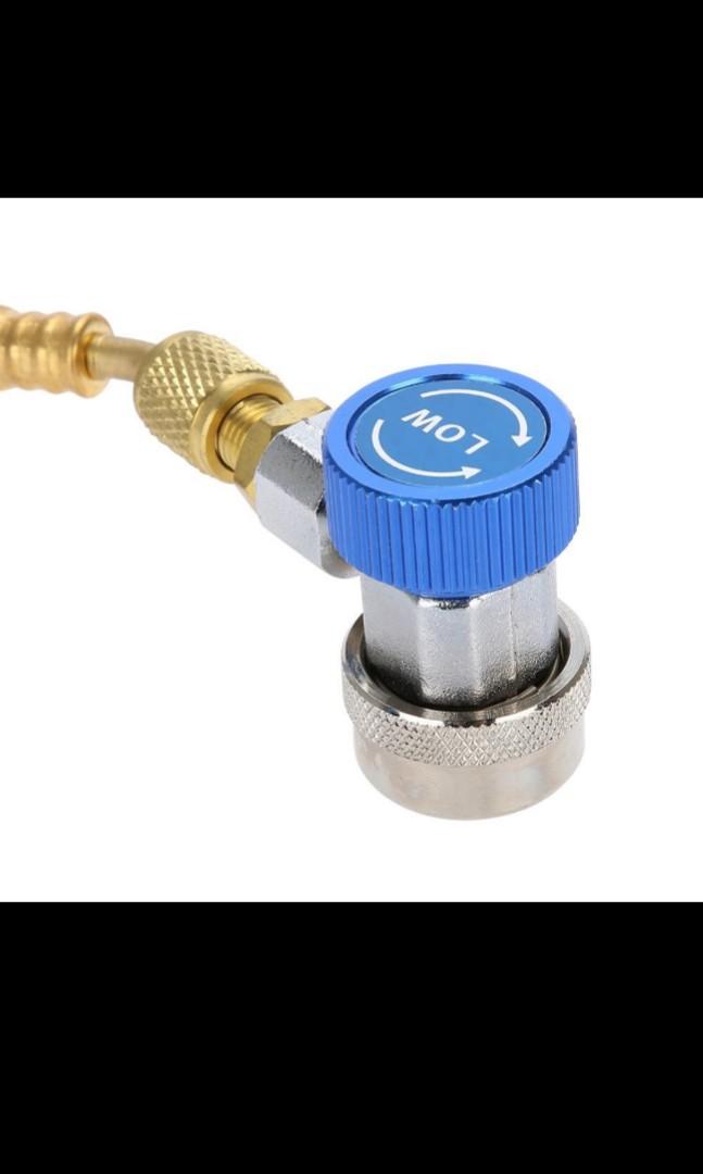 R134a Refrigerant / compressor oil Recharge Hose kit., Auto Accessories ...