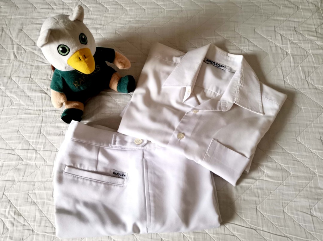Raffles Institution Uniform, Men's Fashion, Tops & Sets, Formal Shirts ...
