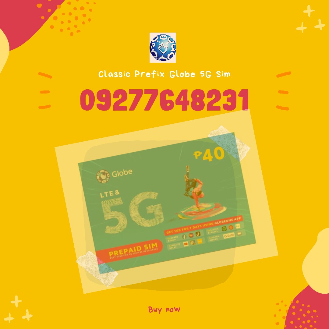 Rare 0927 Prefix Globe Prepaid Sim, Mobile Phones & Gadgets, Mobile ...