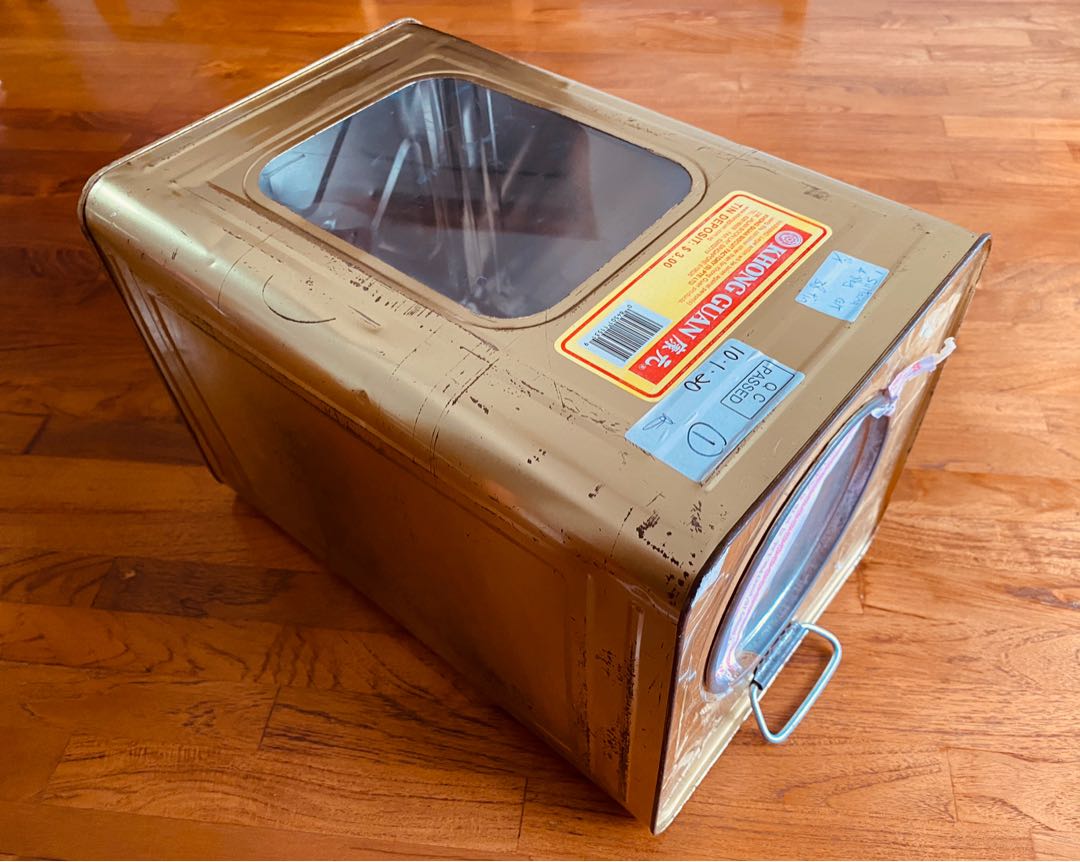 Retro biscuit container, Furniture & Home Living, Home Decor, Vases ...