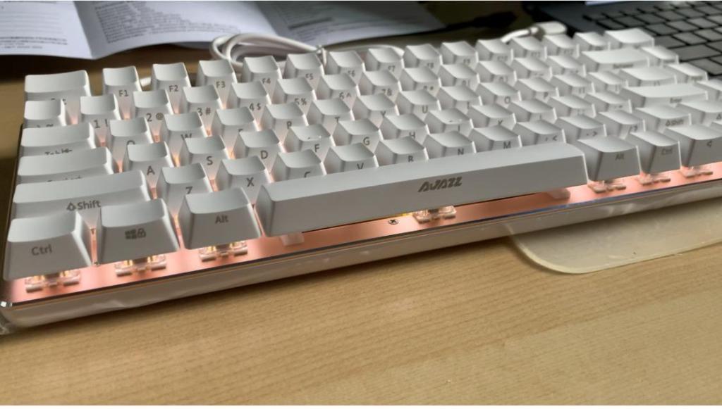 Rose Gold Mechanical Keyboard (red switches), Computers & Tech, Parts ...